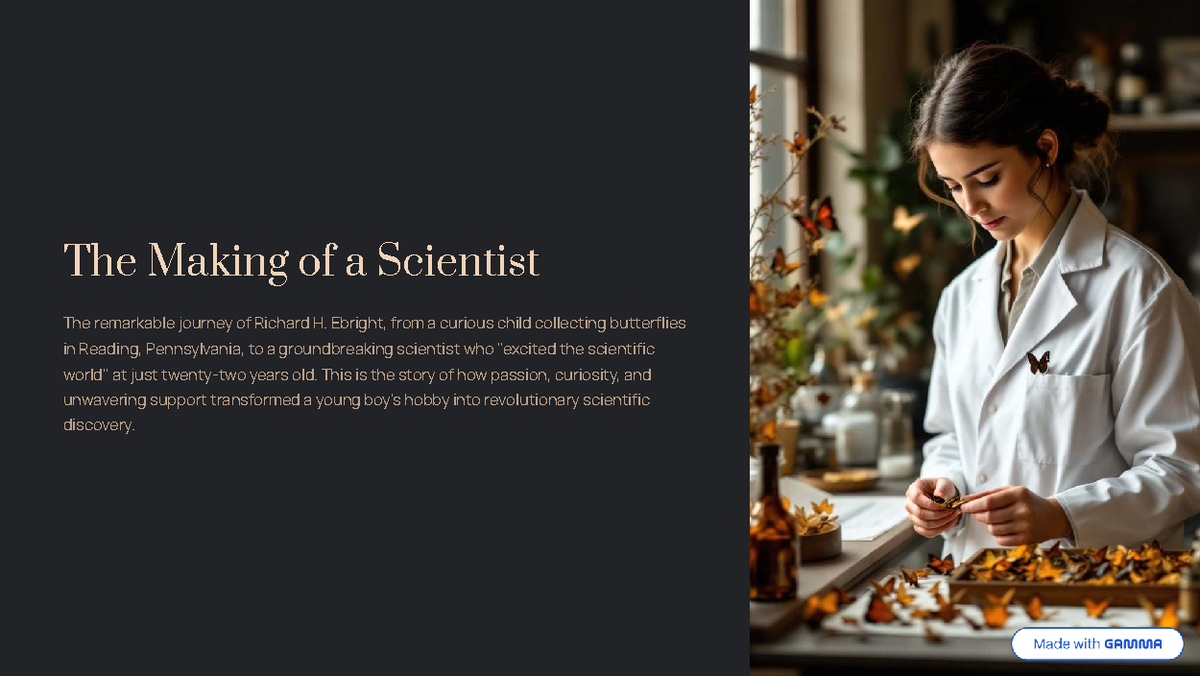 The Making of a Scientist: Richard H. Ebright's Journey to Discovery ...