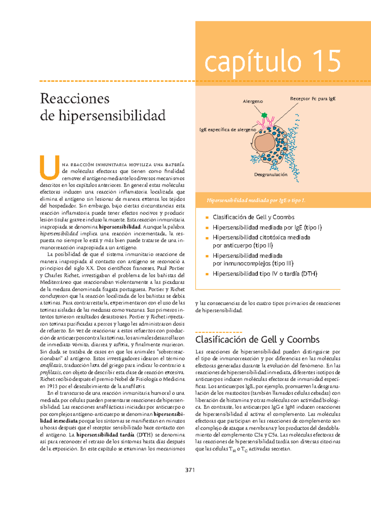 15.-Reacciones de hipersensibilidad - ####### 371 ####### Clasificación ...