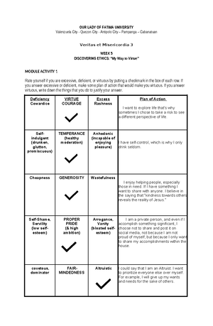VM211 Module 15 Developing Empathy 2 RPL asis - OUR LADY OF FATIMA UNIVERSITY Valenzuela City ...