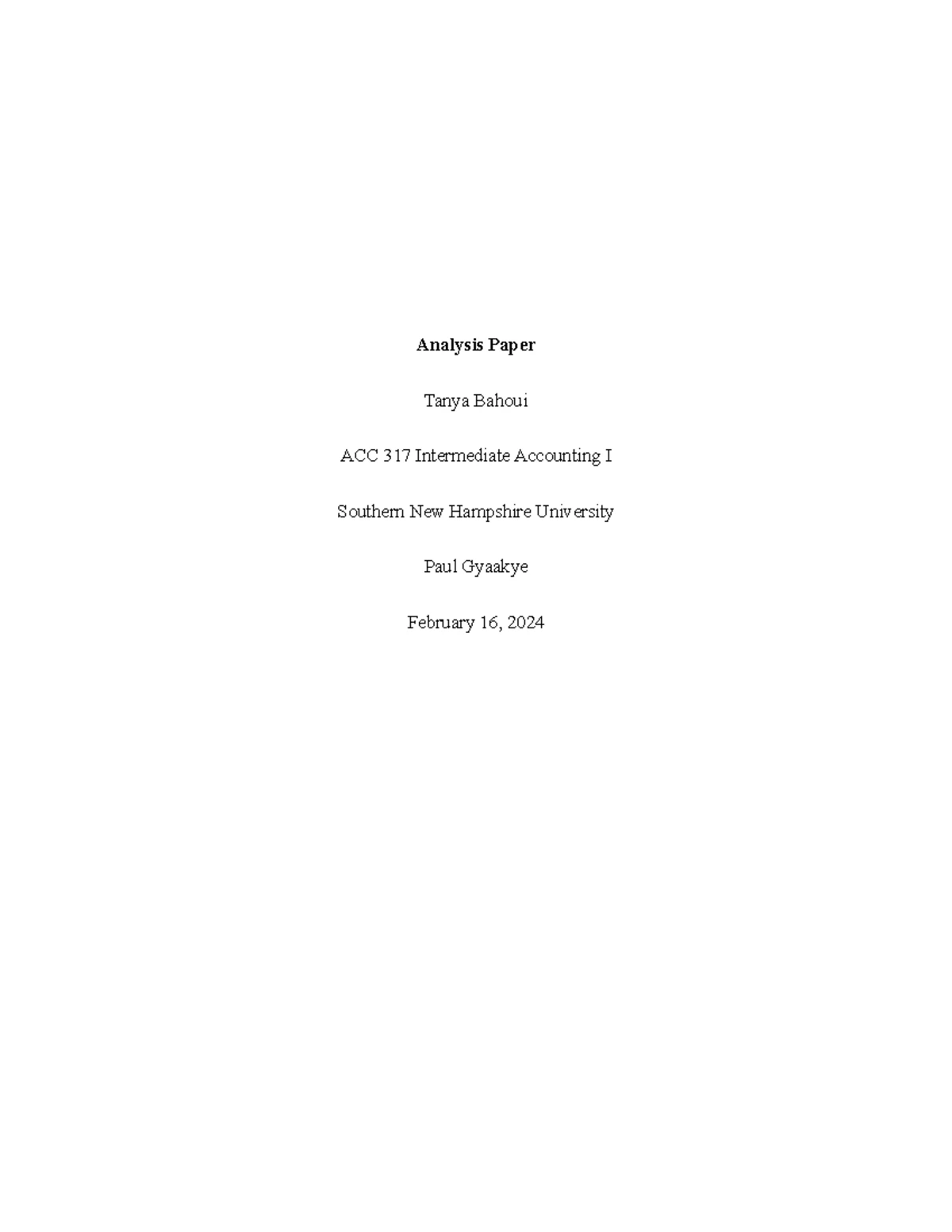 ACC 317 Project One Workbook - Milestone Inventory J - Batter Up General Journal Entries ...