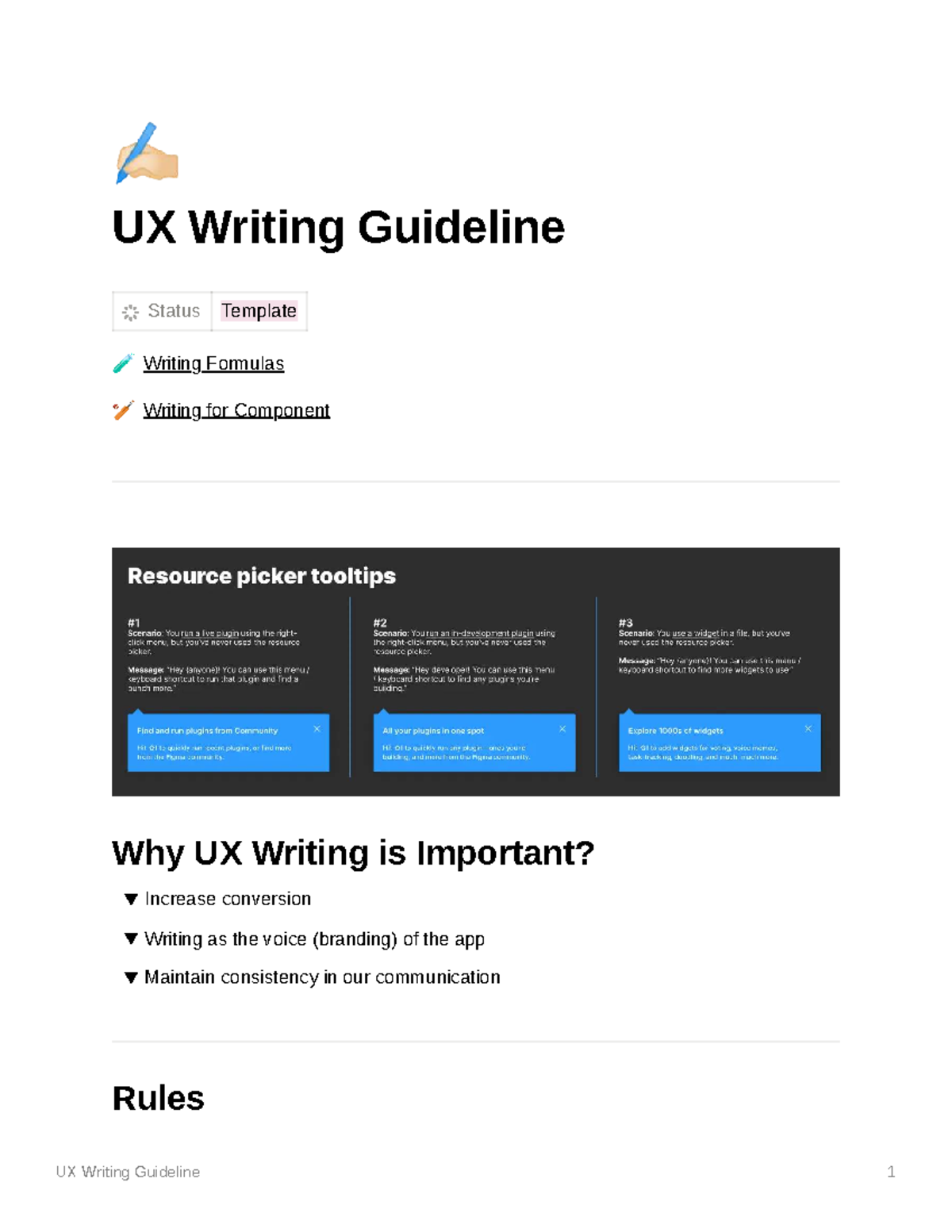 UX Writing Guidelines: Best Practices for Effective Communication - Studocu