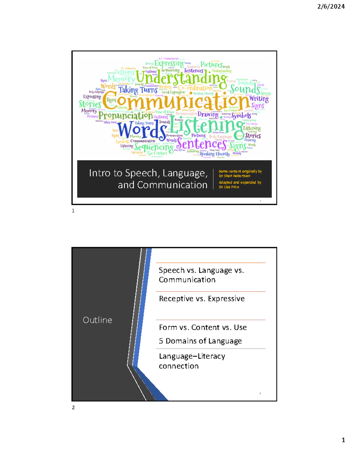 Intro to Speech, Language, and Communication: The 5 Domains Overview ...