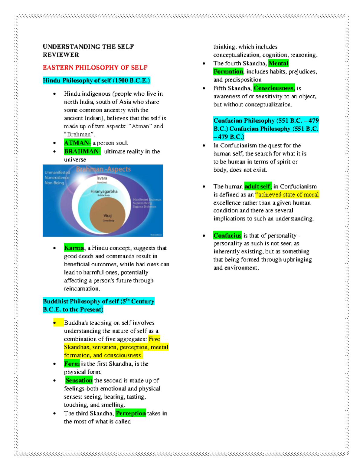 Understanding the Self: A Comprehensive Reviewer on Philosophy and ...