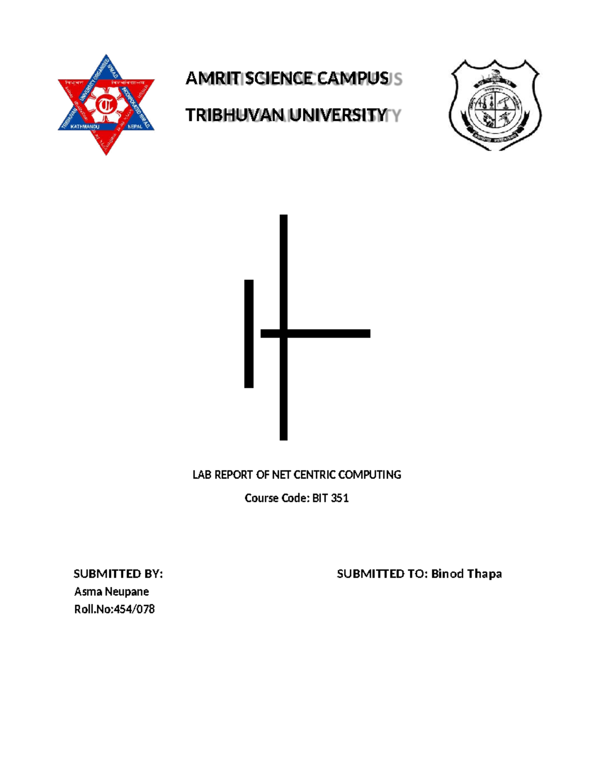 Cover PAGE Practical - 6thsem AG - Copy - Computer Application - LAB ...