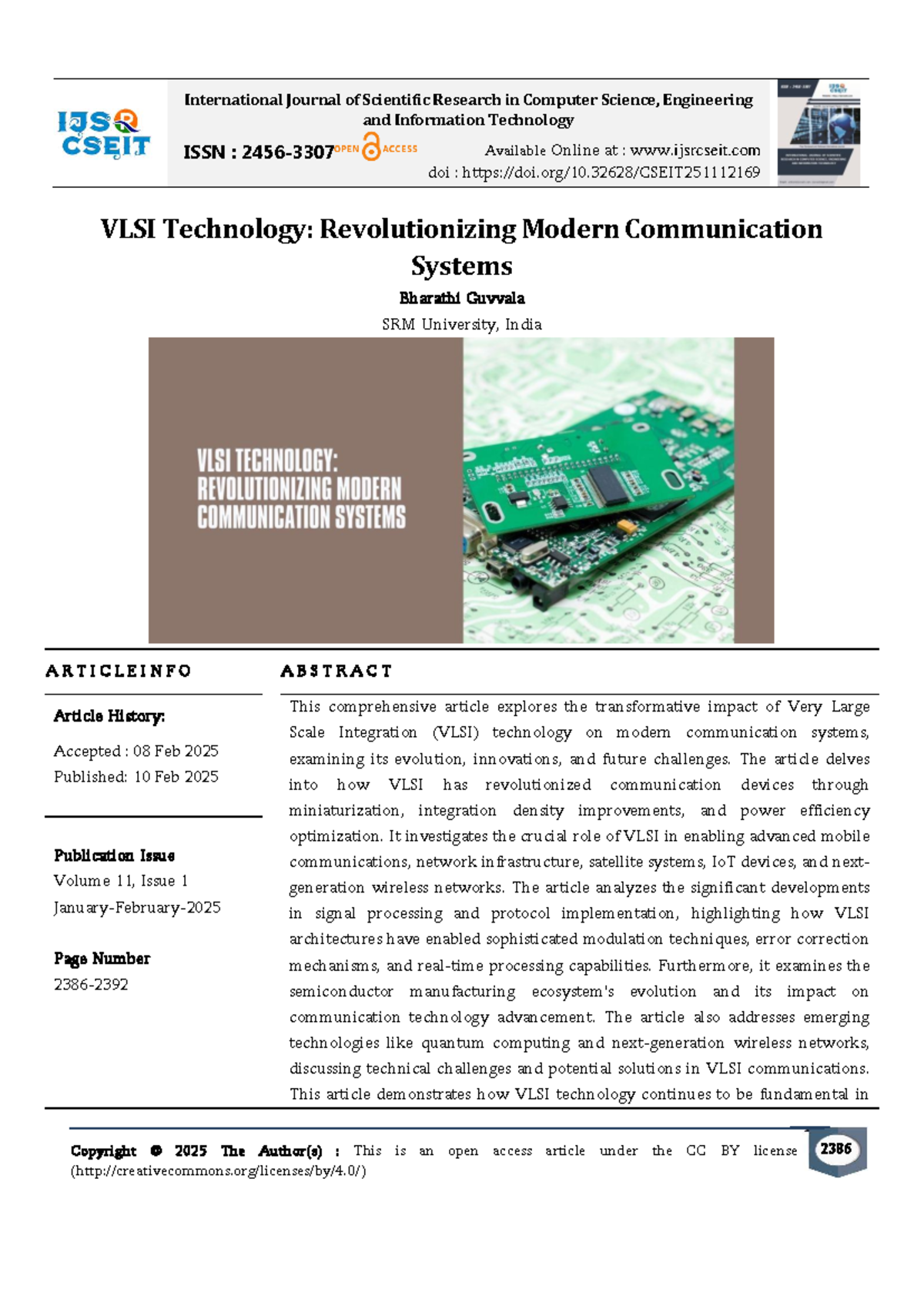 VLSI Technology: Transforming Modern Communication Systems - Studocu