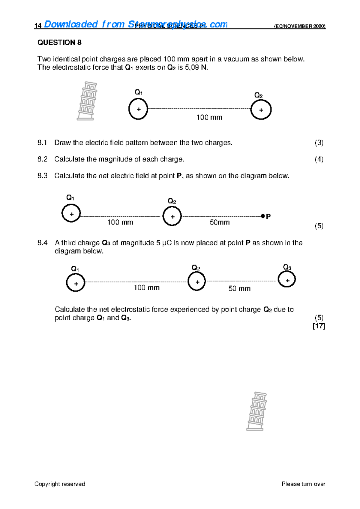 Electrostatics Study Guide - Gr 11 (Physical Sciences P1) - Studocu