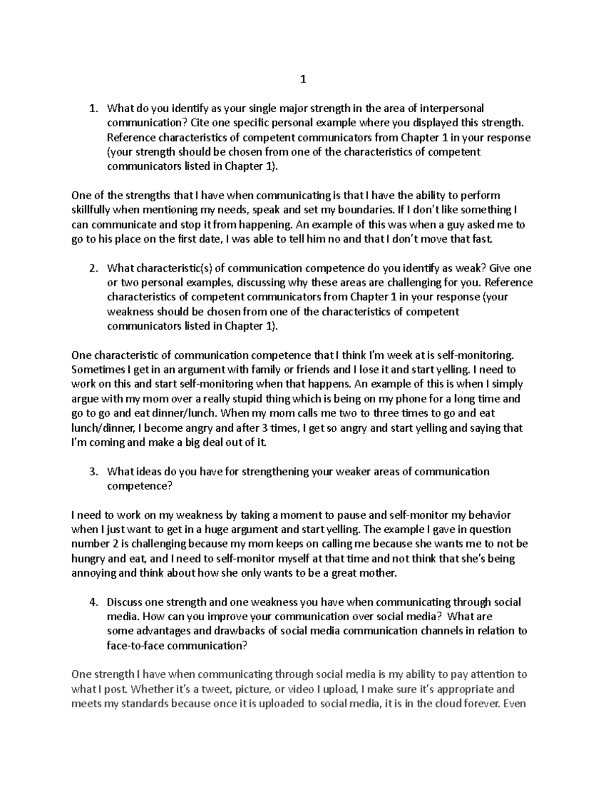Interpersonal Communication Skills: Lecture Summary and Insights - Studocu