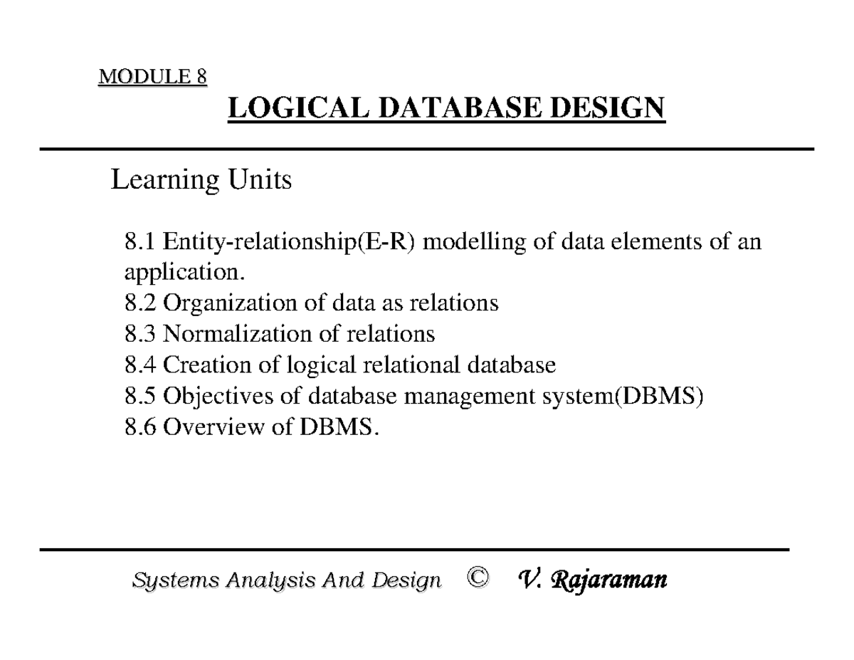 Week008-Course Module-Data Input Methods - MODULE 8MODULE 8 LOGICAL ...