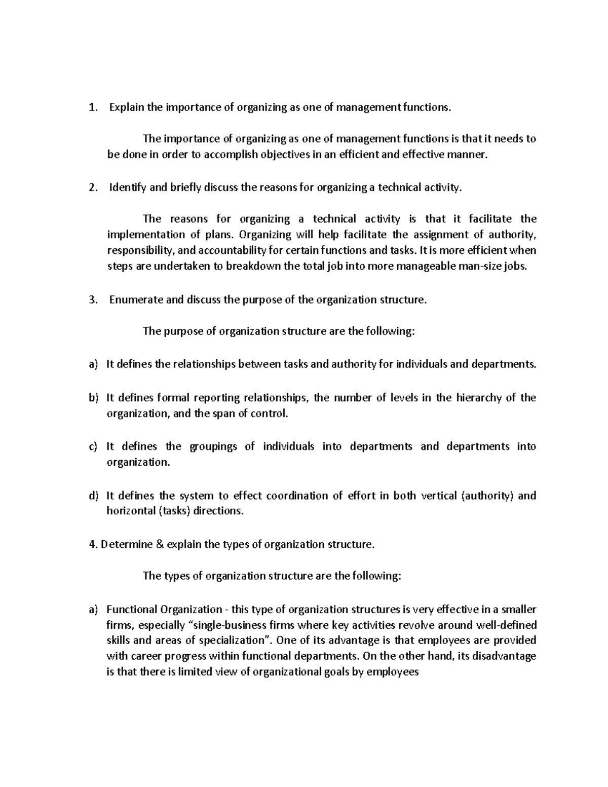 Organizing Technical Activities: Key Structures & Functions Explained ...