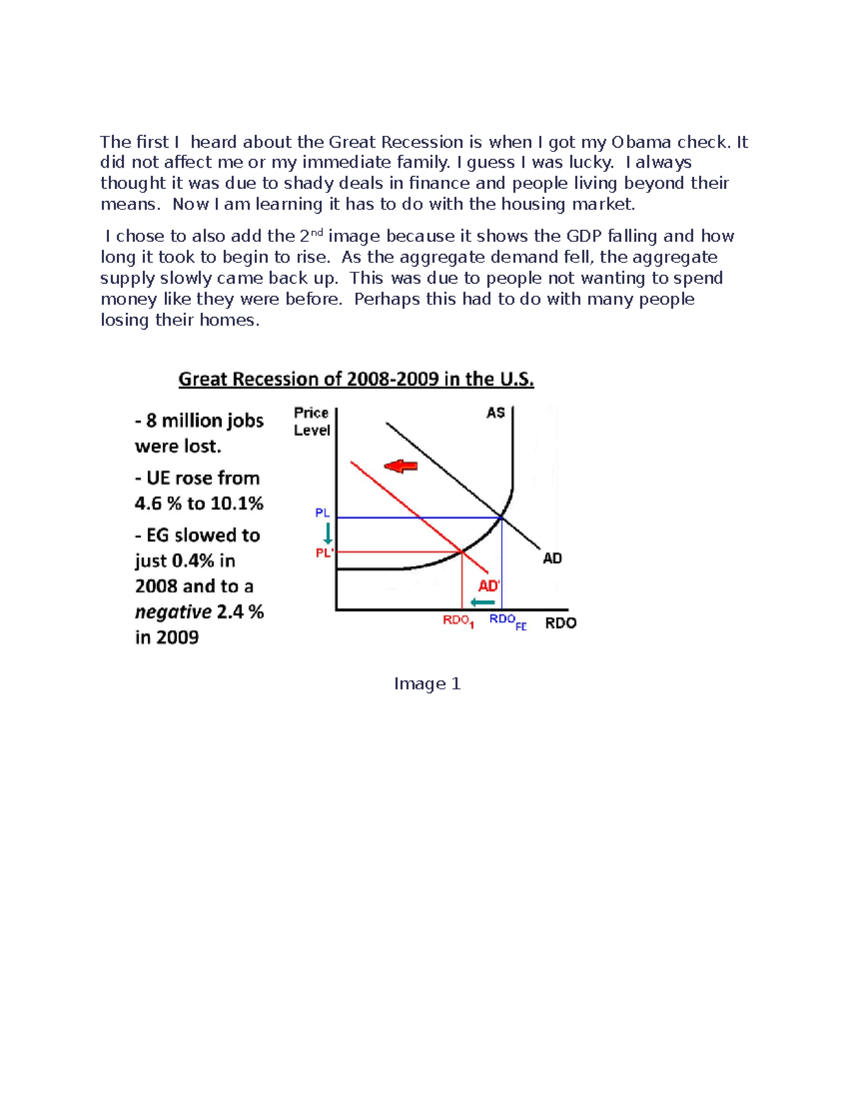 Eco202 Module 5 Discussion: Insights on the Great Recession - Studocu