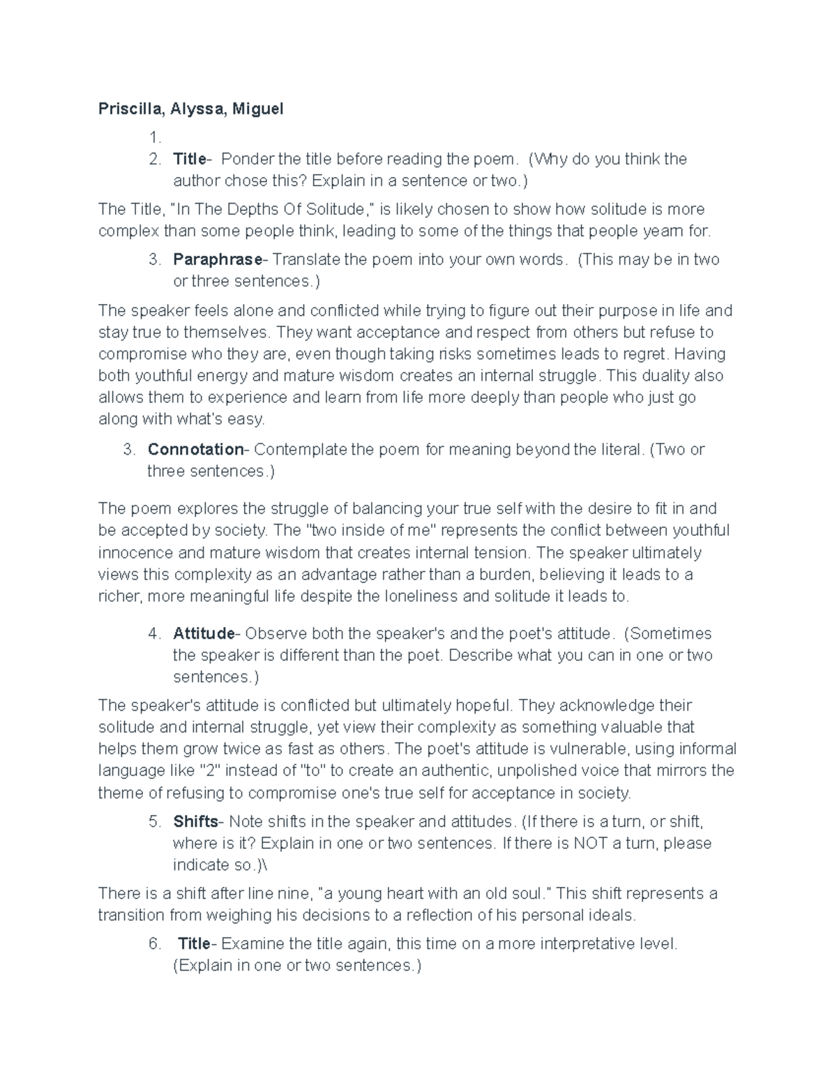 R-TP- Castt: Analyzing "The Depths Of" Poem's Themes and Attitudes ...