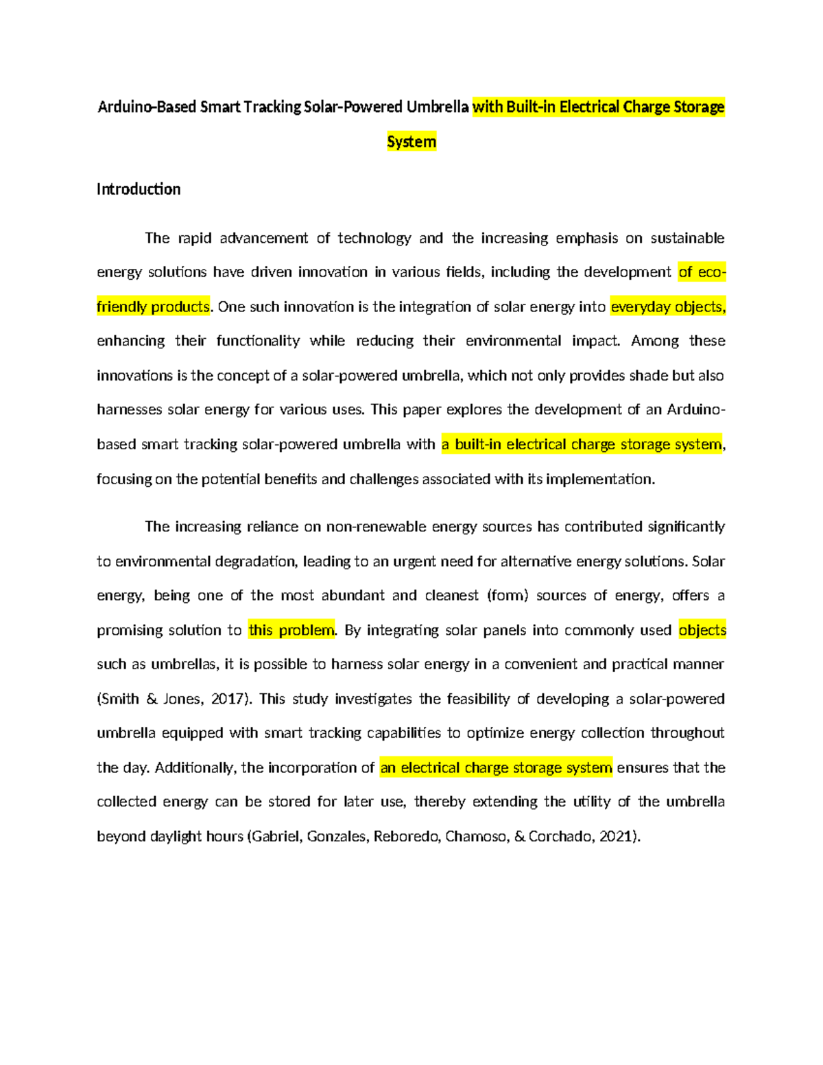 KAVA - Arduino-Powered Solar Tracking Umbrella with Charge Storage ...