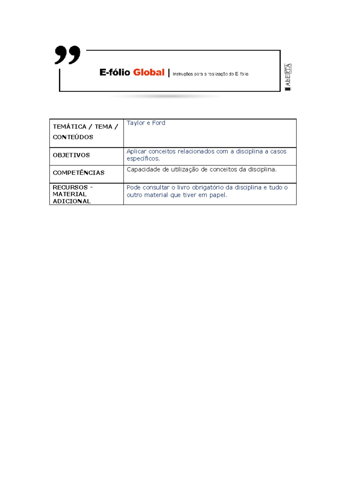 41096 SCO 2425 1º enunciados-efolio Global flowassign - Sociologia e ...