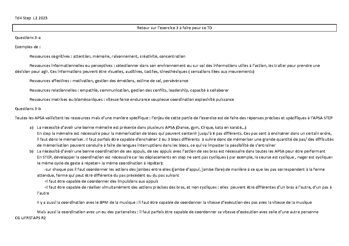 Td4 Step L2 2025: Analyse des Ressources en STEP et Pratiques ...