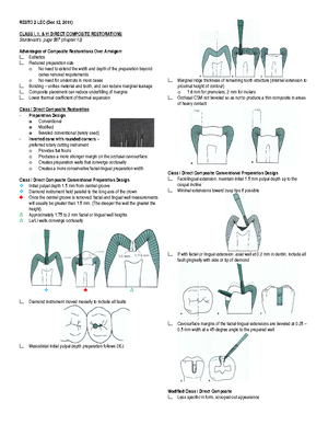 Amalgam Prep Class I, II, III - OPD Resto - Amalgam Restoration – OPD ...