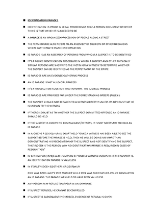 Form Police -ID Parade - Form Police 156 THE KENYA POLICE (Chapter 46 ...