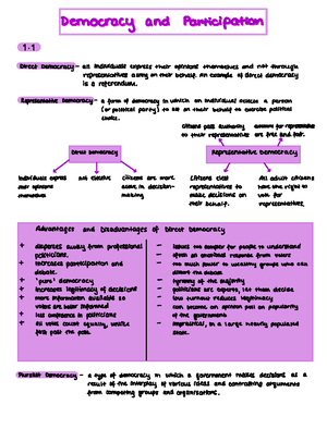 Edexcel A Level Politics: Essay Plan on Parliamentary Sovereignty Evaluation - Studocu