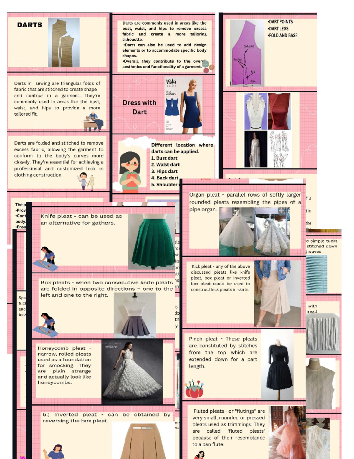 DARTS Dressmaking Notes: Techniques for Tailoring and Pleats - Studocu