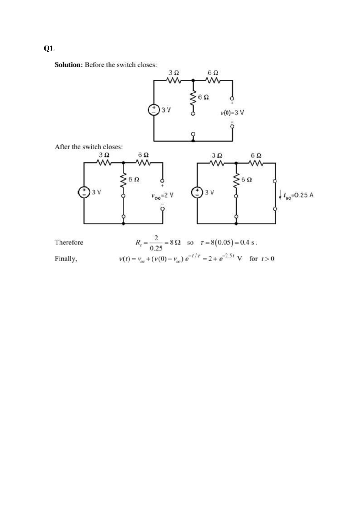 TS 3 Solutions - Tutorial for Circuit Analysis Problems - Studocu