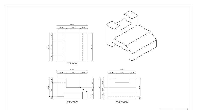 Sample- Ortho - 3 ORTHOGRAPHIC PROJECTION MM/DD/YYYY SR CODE: COLLEGE ...