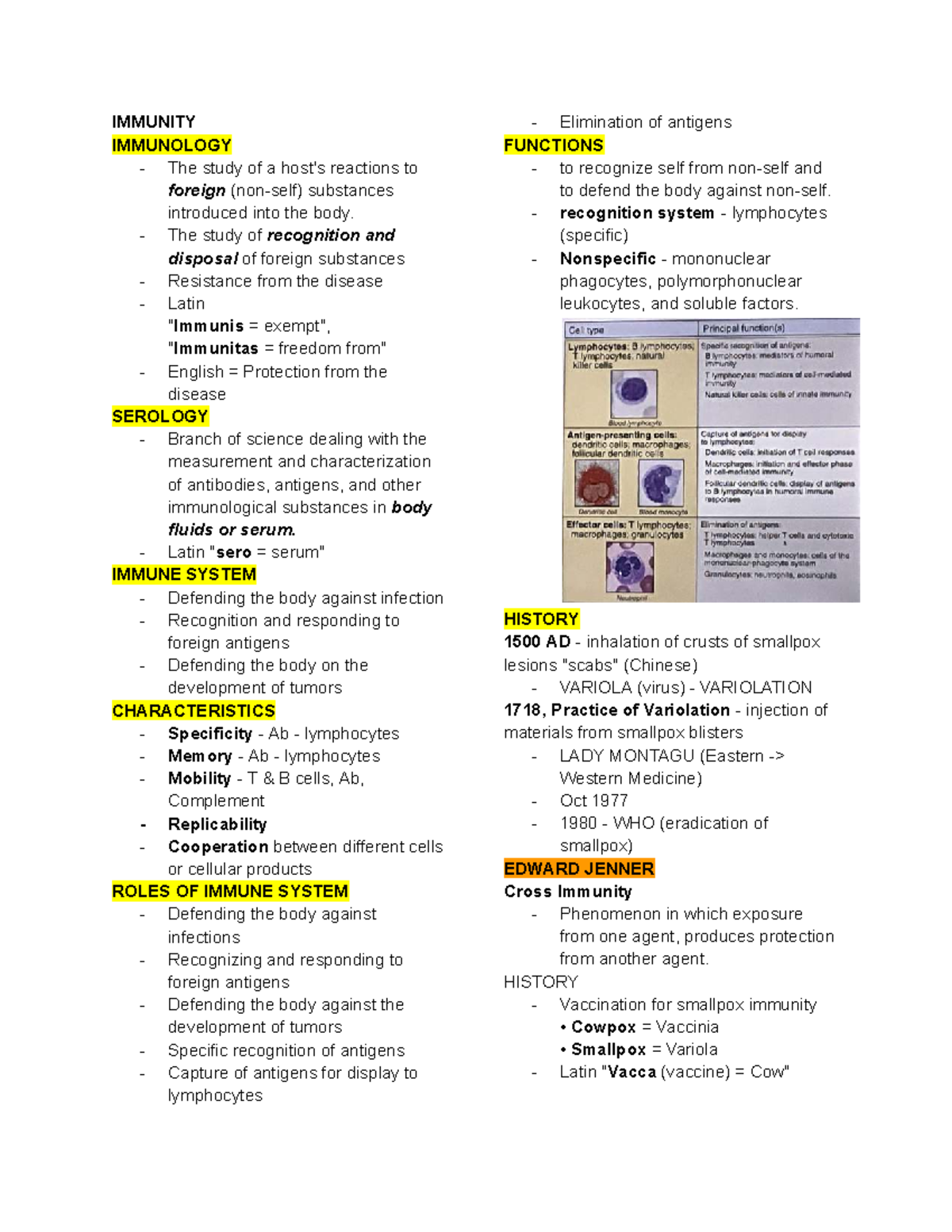Immunology and Serology: Understanding Immune Responses and Functions ...