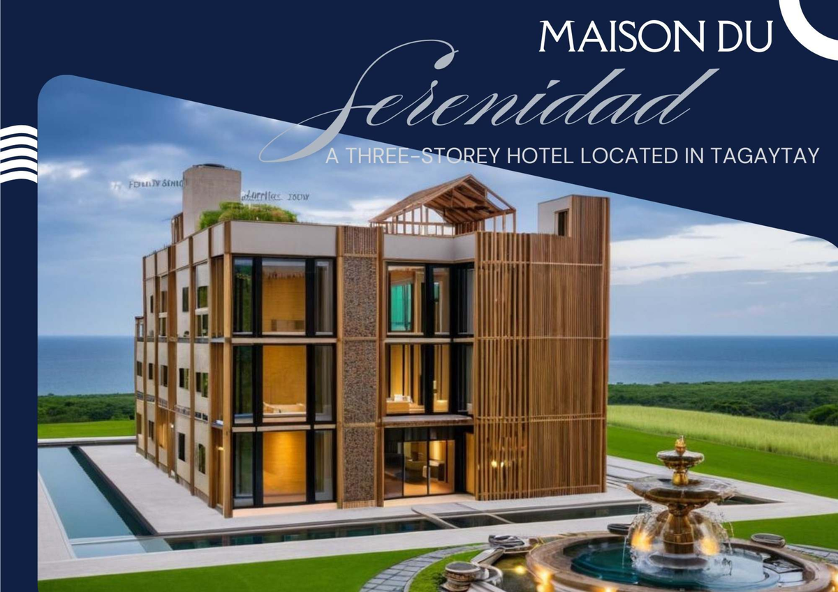 MAISON DU SERENIDAD TAGAYTAY: Sustainable Design Overview - Studocu