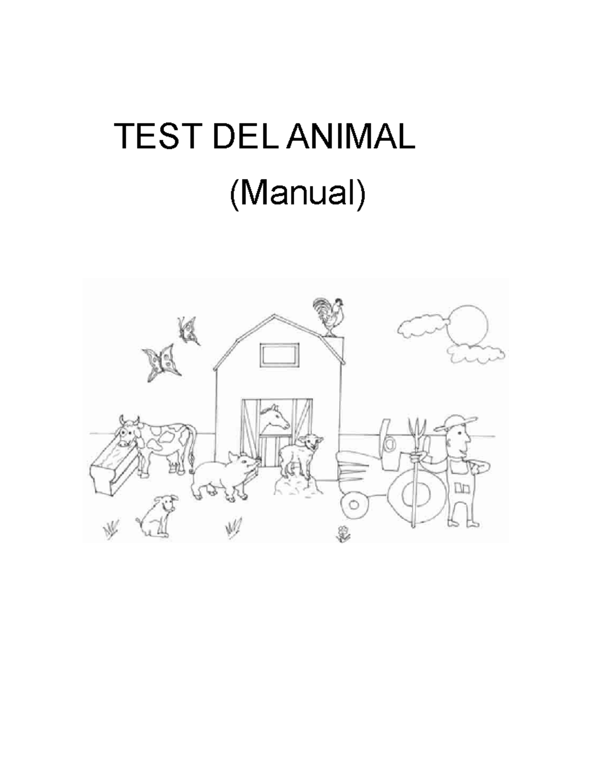 Test del Animal - Manual de Administración y Análisis Psicológico - Studocu
