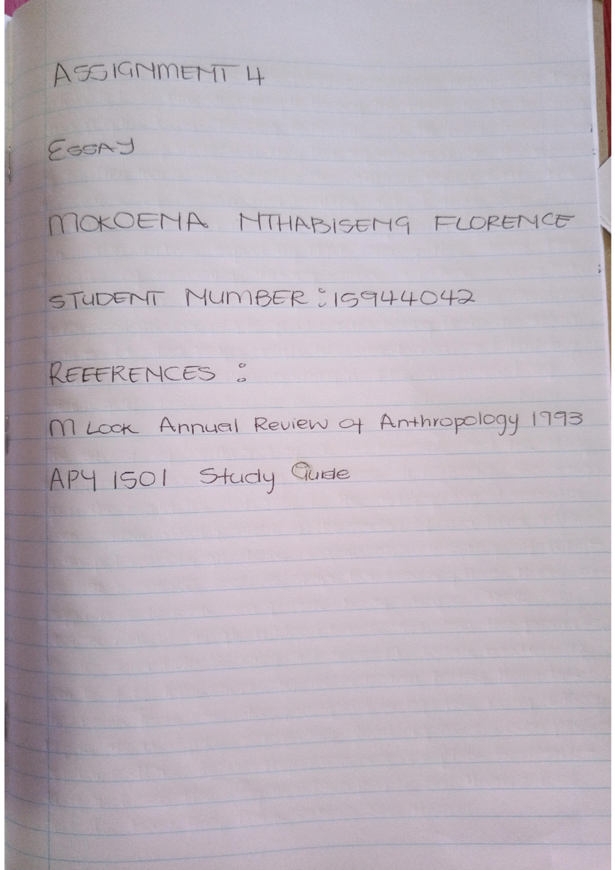 Assignment 4: In-Depth Analysis and Insights - Studocu
