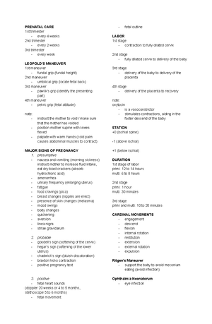 112 Notes Prelim - HEALTH CARE SITUATION The top global causes of death ...
