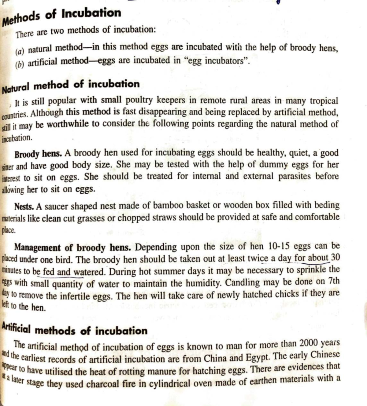 Incubation and Hatching Methods in Poultry Management (Poultry Pro 86 ...