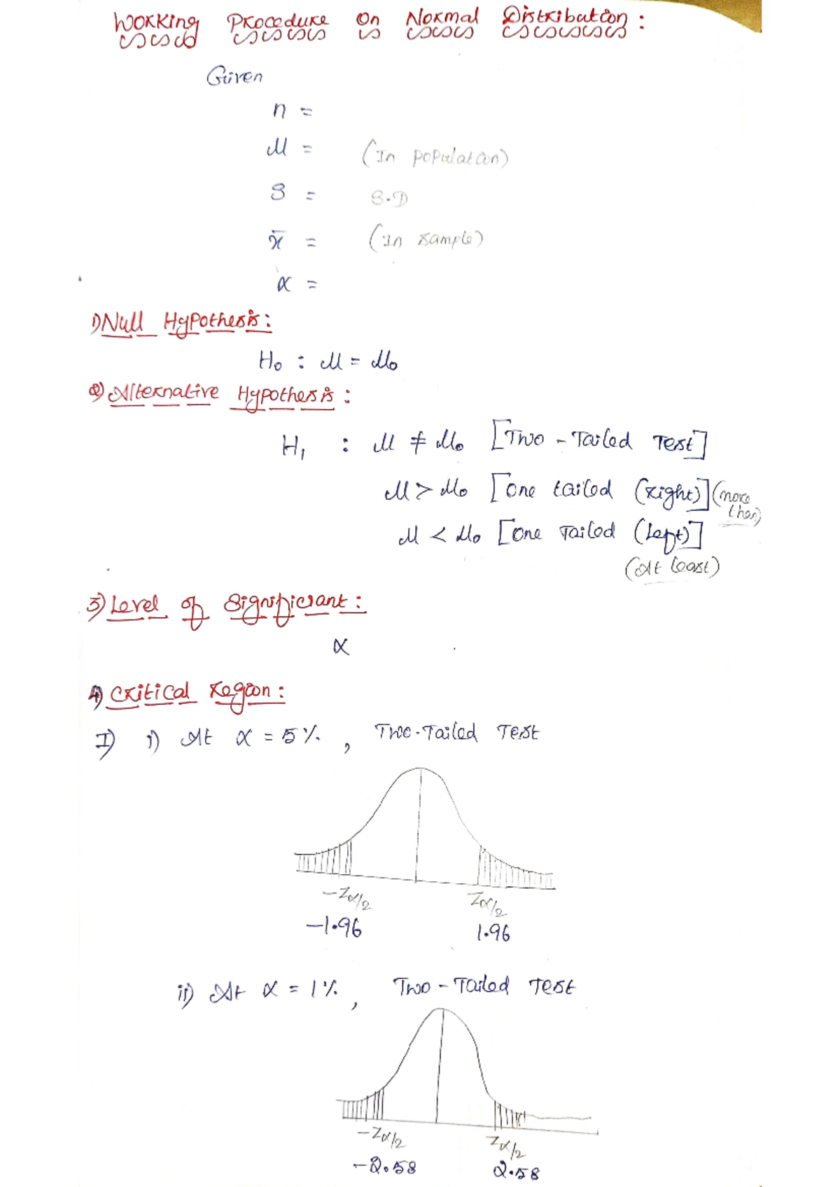 Normal Distribution Problems - Unit 4 - working such PRocedure cussos ...