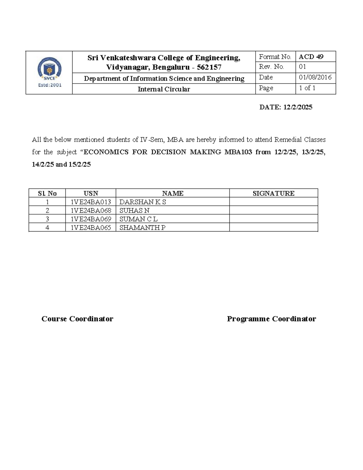 EDM Action Plan for Weak Students in MBA103 Remedial Classes - Studocu