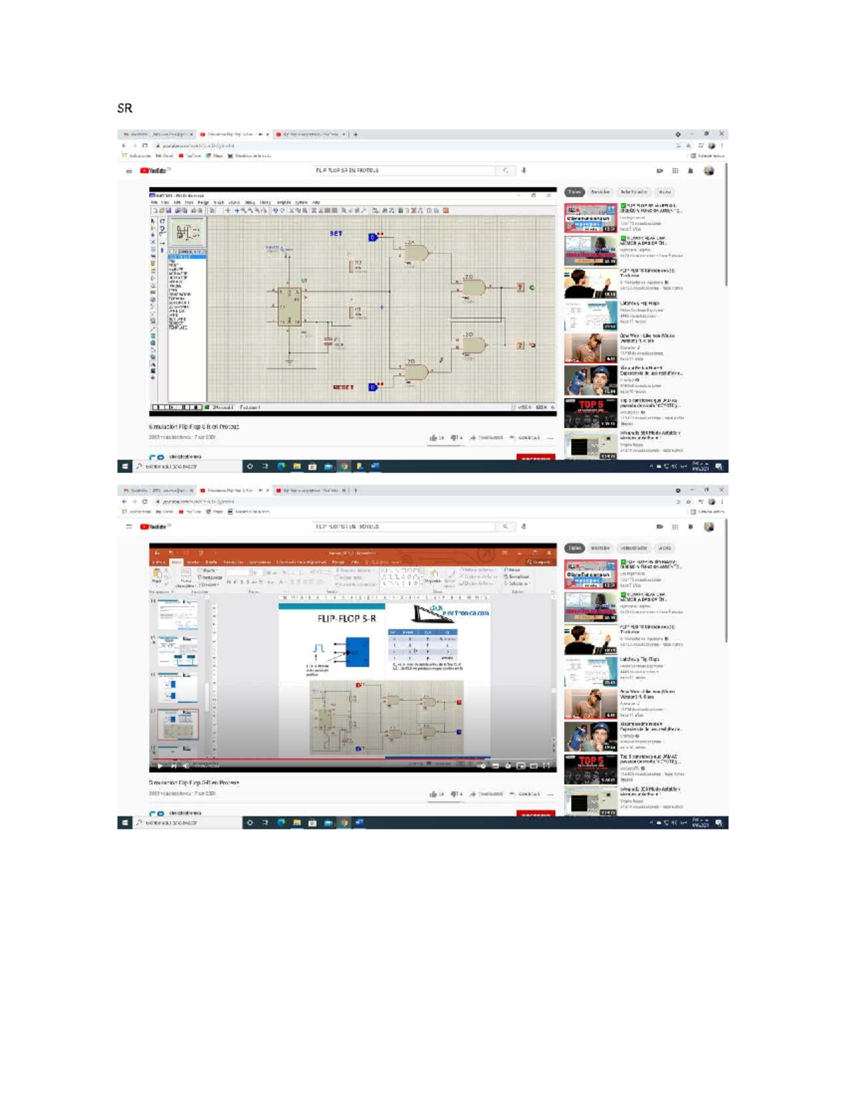 Montajes de Flip Flop en Proteus - Tutorial y Simulación - Studocu