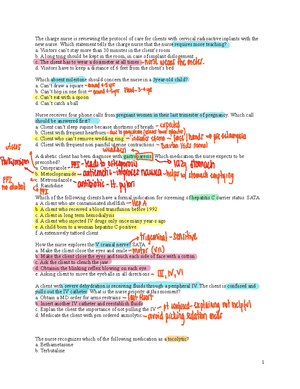 Chapter 22 Care of Patients with Cancer Nclex questions - Study online ...