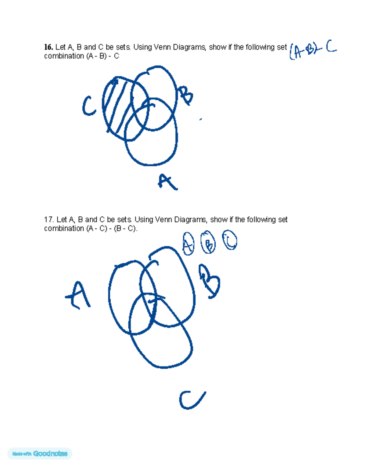 Quiz 1 For Kt14403 Sem 1 Year 1 Discrete Structures 16 Let A B And C Be Sets