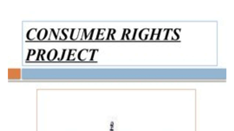 Consumer Rights Project - Class 10 A Social Science - Studocu