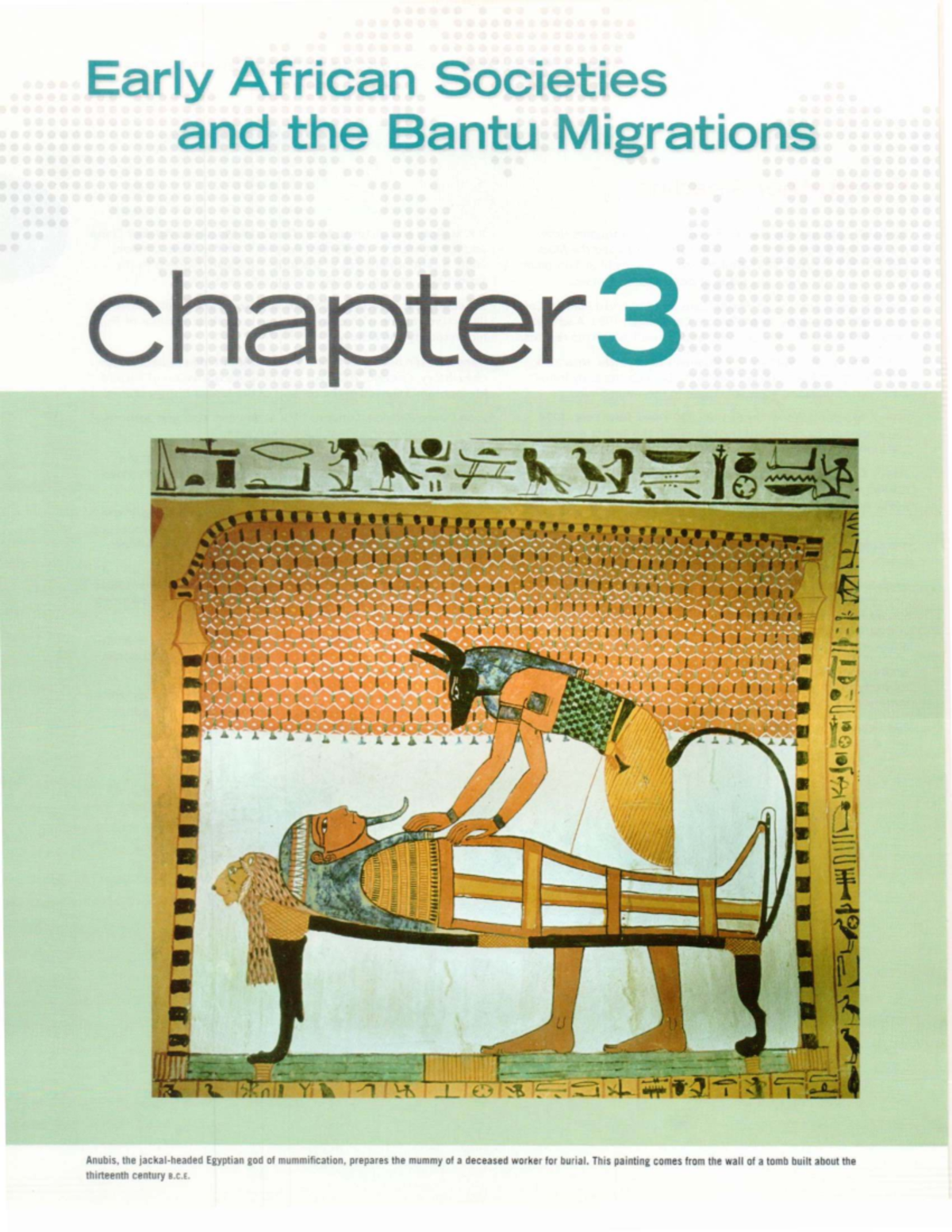 Early African Societies & the Bantu Migrations: Chapter 3 Overview - Studocu