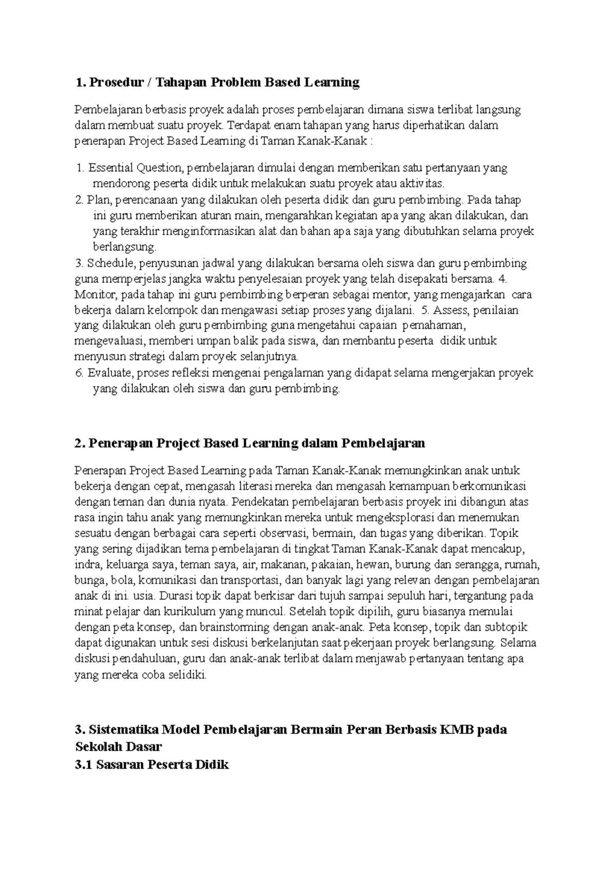 Problem based learning - 1. Prosedur / Tahapan Problem Based Learning ...