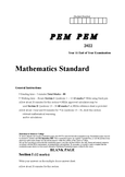 maths standard 2 - Grade: 11 - New South Wales Higher School ...