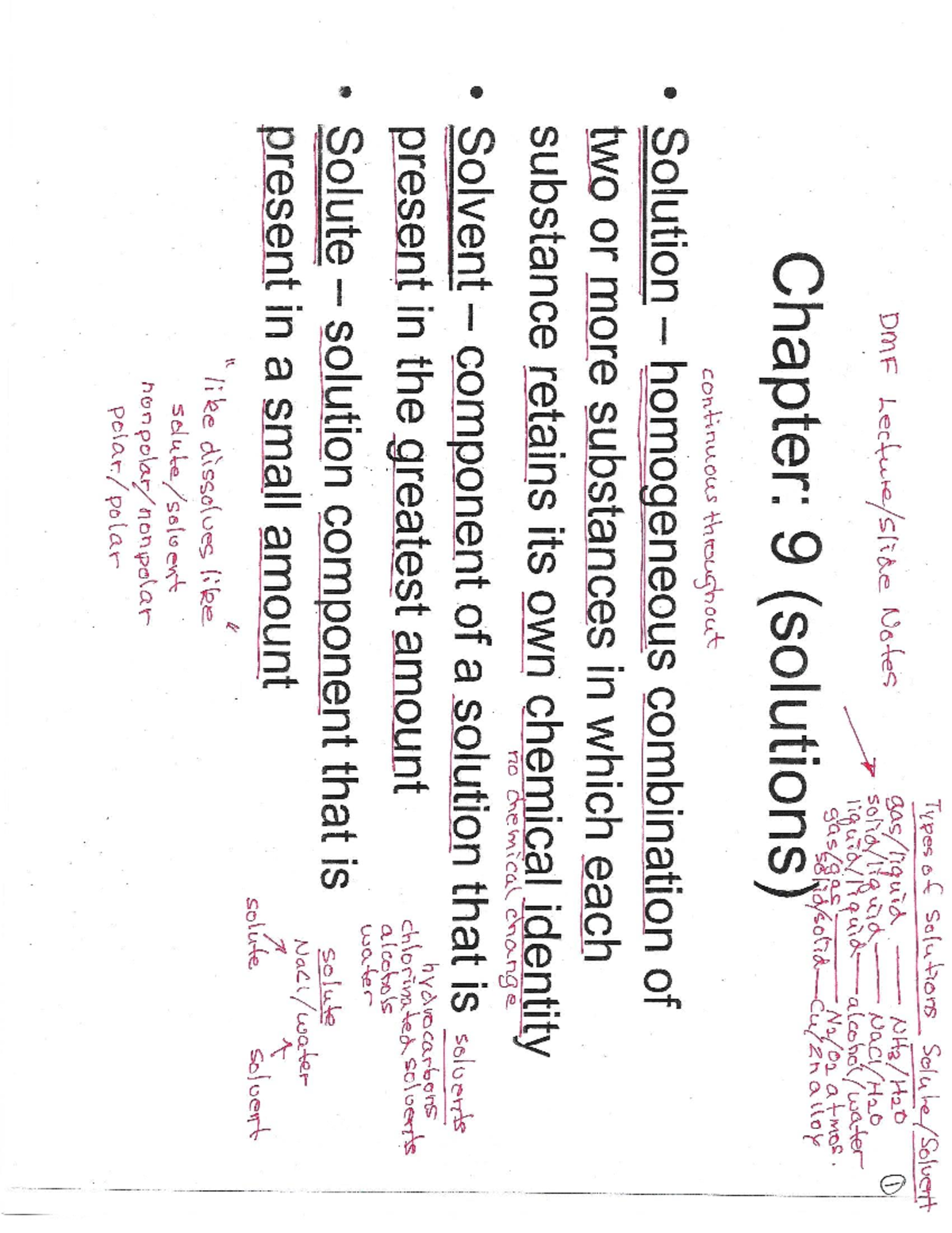 Final Exam Study Guide: Types of Solutions in Chemistry (ABC123) - Studocu