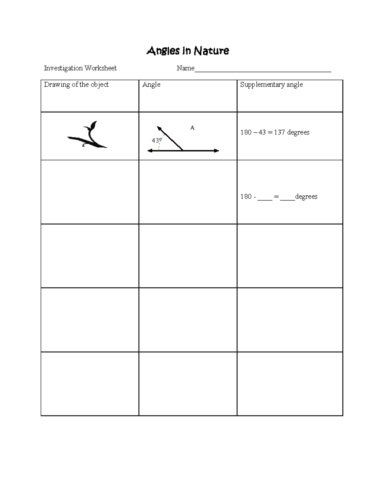 Angles-in-Nature - Lesson plan that can be used in topic 7 assignment ...