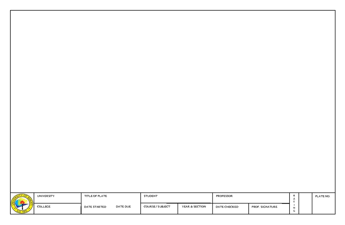 Long bond template - BS Civil Engineering - UNIVERSITY COLLEGE TITLE OF ...