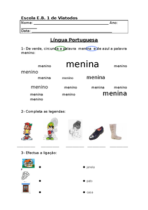 Exercícios de Conectivos em Português (com Gabarito Comentado) - Studocu