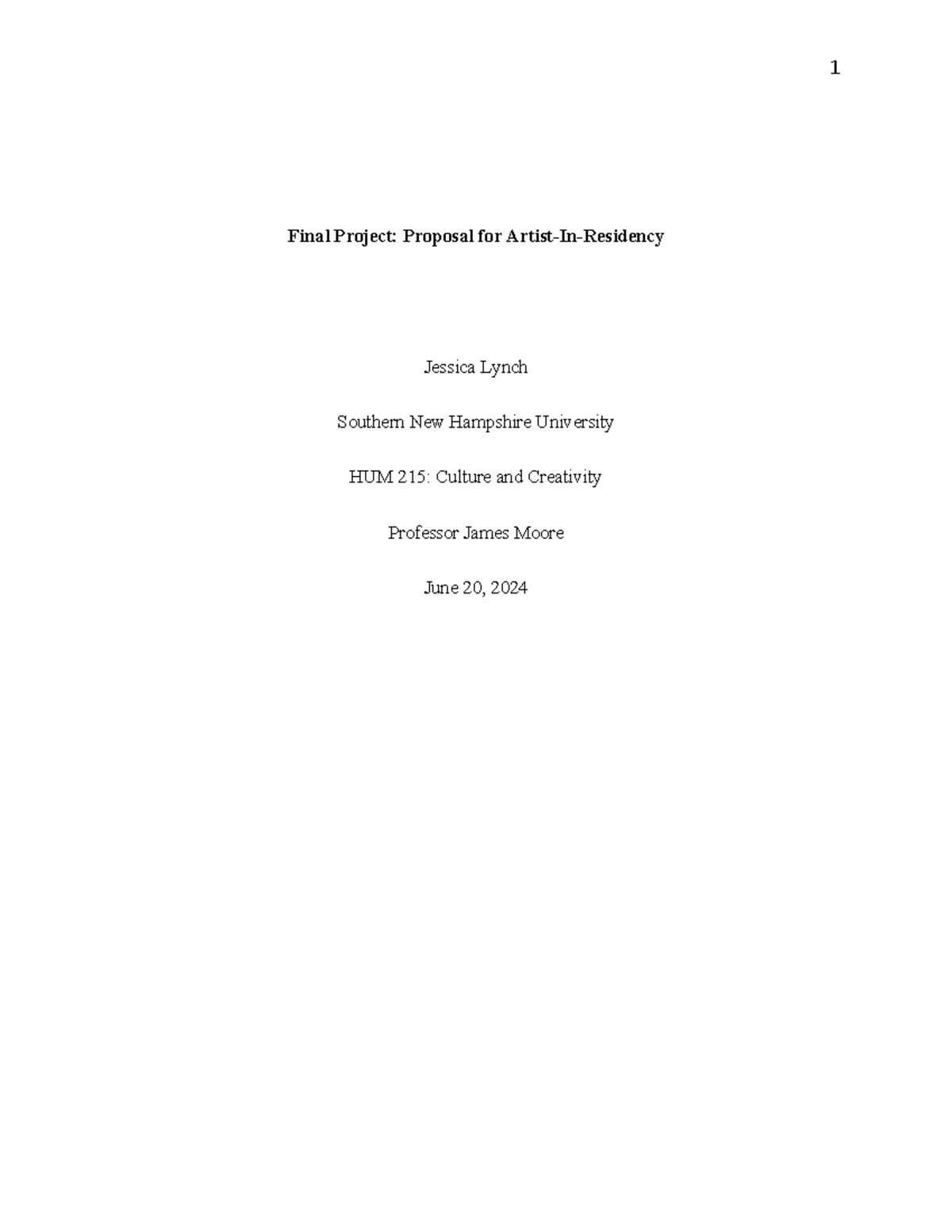 HUM-215-J4801 1-2 Journal: Exploring Layers of Meaning in Creativity ...