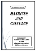Matrices and calculus - MA3151 - Studocu