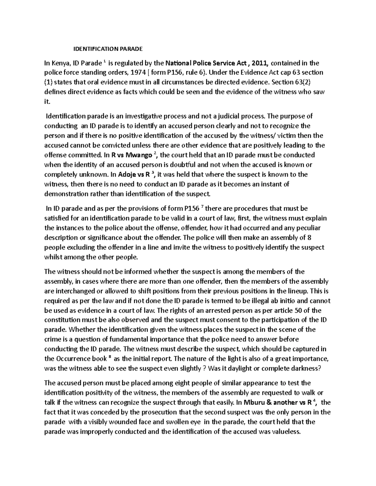 Lesson 9—Documentary Evidence - ©MUTHOMI THIANKOLU Lecturer, University ...