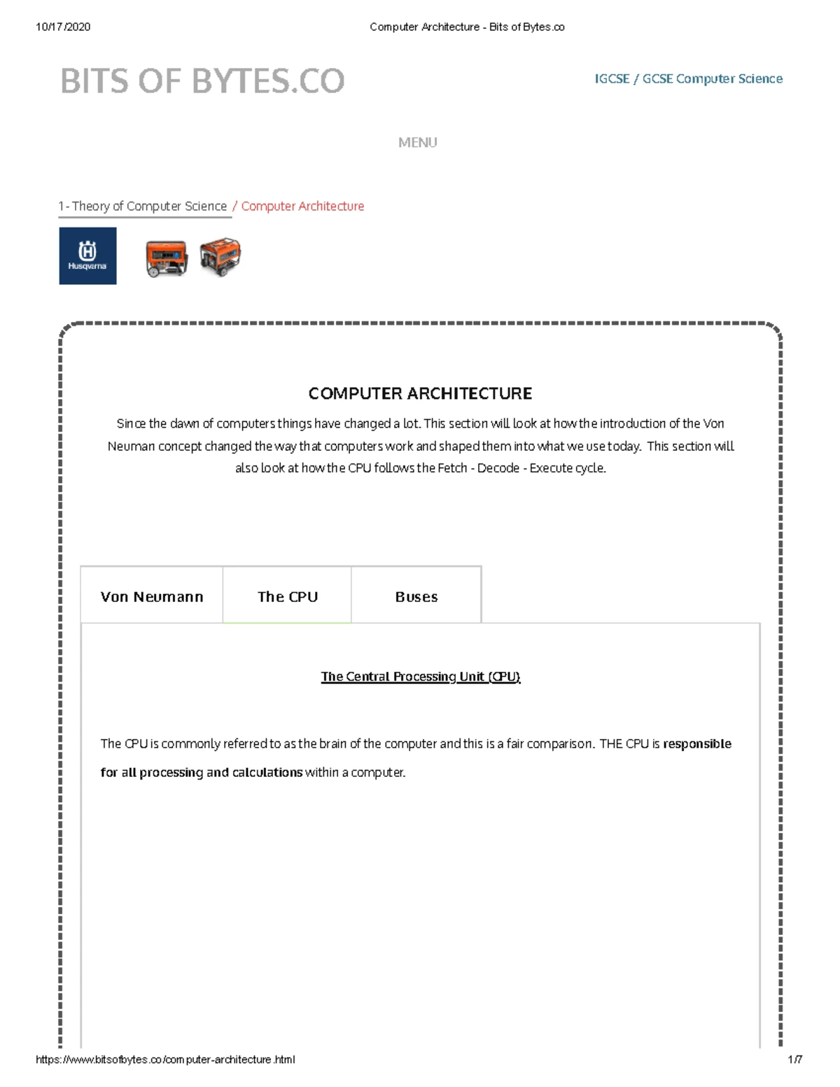 Question one Assignment 2 - Question one With the aid of a diagram, explain the architecture of ...