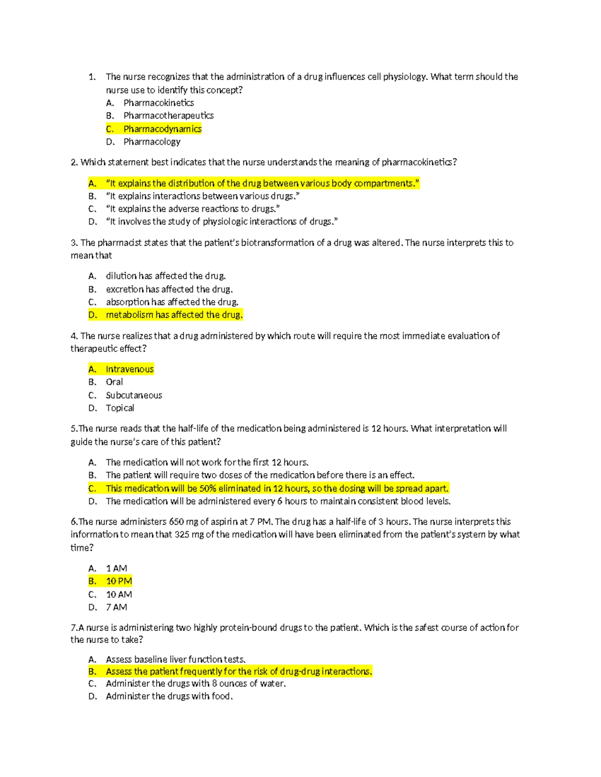Unit 2 Review questions - NUR 210 Unit 2 Review The nurse is assessing ...