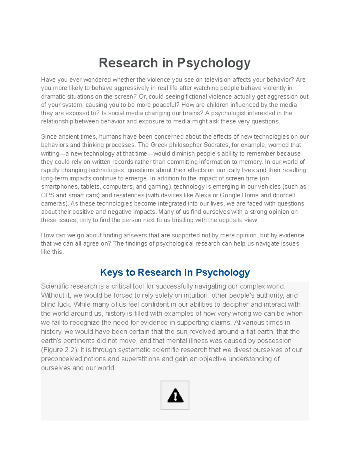 PSYCH 201: Chapter 2 - Research Methods & Ethics in Psychology - Studocu