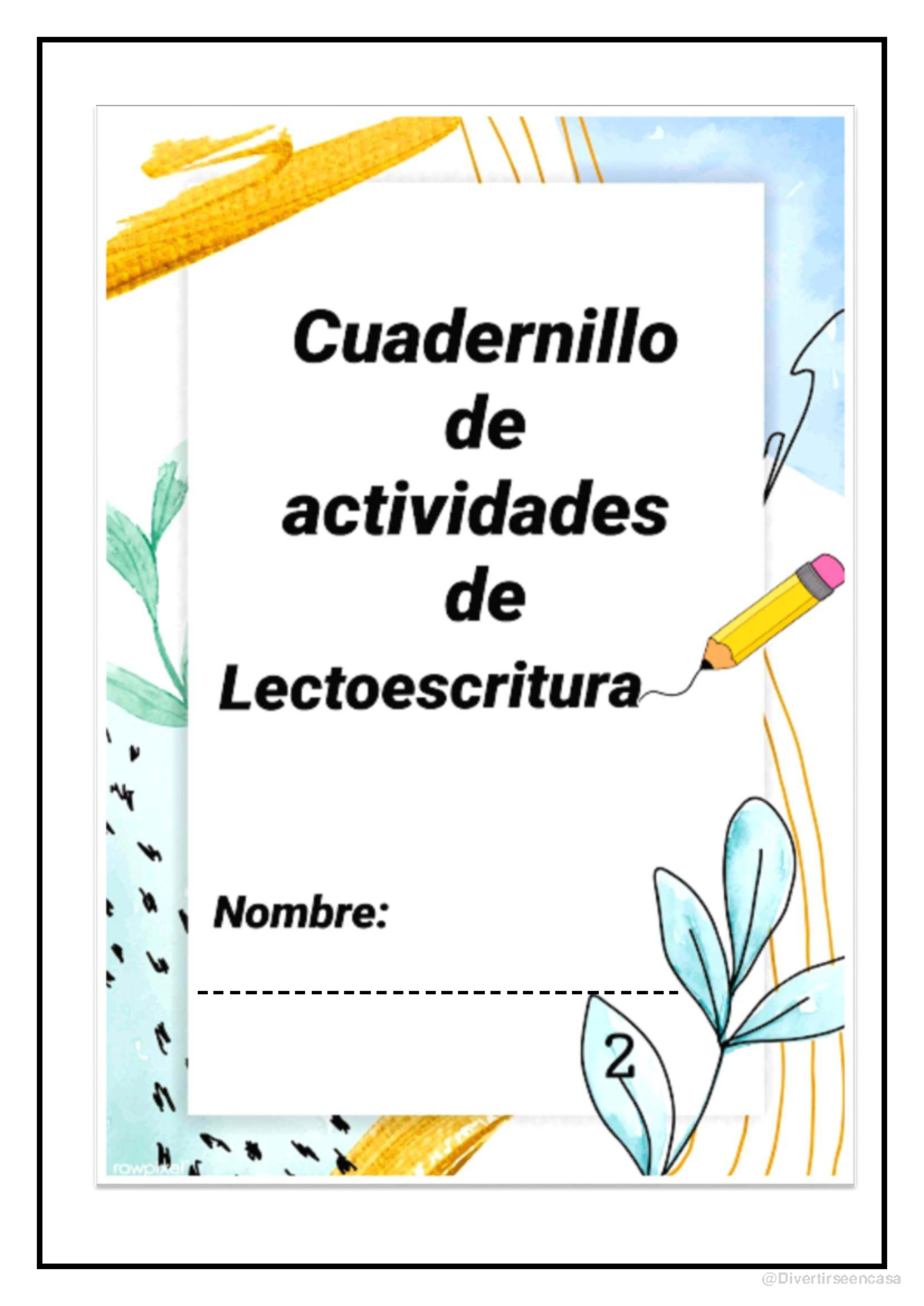 Cuadernillo de Lectoescritura Nivel 2: Vocales y Consonantes - Studocu